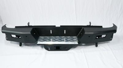 China Cavin Custom Black Rear Bumper with LED Lights for Toyota Hilux Vigo 2012-2015 | 3.0mm Steel Construction for sale