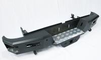 China Cavin Custom Black Rear Bumper with LED Lights for Toyota Hilux Vigo 2012-2015 | 3.0mm Steel Construction for sale