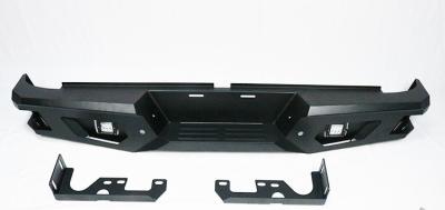 China Hilux Revo Auto Stepside Rear Bumper with LED Light - 3.0mm Steel Construction for 2012-2015 Models for sale