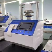 China UP-6000 Paper Cardboard Flat Crush Tester with USB and RS232 Ports, 200kgf Capacity, and 12.7mm/min Speed for Corrugated Boxes for sale
