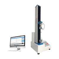 China Single Column Economical Basic Tensile Strength Tester With Manual Load Adjustment for sale