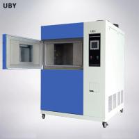 China Fast Change Temperature Thermal Shock Test Chamber with 80ºC~200ºC High-Temperature Tank and Servo Refrigerant Flow Control for sale