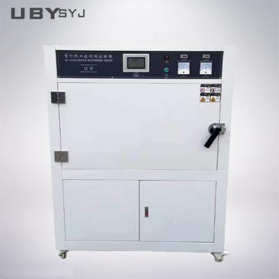 China SUS#304 Stainless Steel UV Aging Test Chamber with 8 UV Lamps and 95% R.H Humidity Range for Weathering Resistance Testing for sale