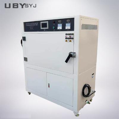 China UV Aging Test Chamber with 1600hours Lifespan UV-A340 UV-B313 Lamps and 95% R.H Humidity Range for sale