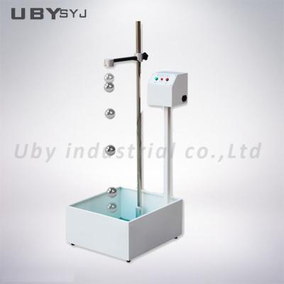 China Plastic Impact Testing Machine Adjustable Height Drop Ball Impact Tester Machine for sale