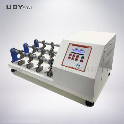 China UP-4002 Professional  Leather Flexing Tester with 6,12,24Sets Test Position and 22.5° ± 0.5° Flexing Angle for 70 ± 5 x 45 ± 5 mm Samples for sale
