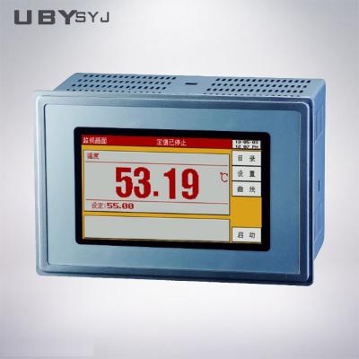 China Temi580 5-inch Color TFT Touchscreen Temperature and Humidity Controller with ±0.2ºC Accuracy and 4 DI External Alarms for sale