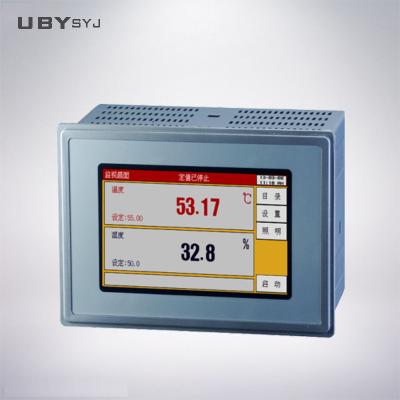 China Temi580 Temperature and Humidity Controller with 5-inch Touchscreen ±0.2ºC Accuracy and 4 DI Alarms for sale