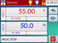 China Temi360 Stable and High-Precision Touch Screen Temperature and Humidity Controller for sale