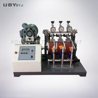 China ASTM D1630 Compliant Rubber Shoe Sole Abrasion Tester with LCD Control and Vacuum Cleaner for sale