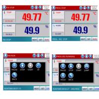 China Temi2502 Programmable Temperature and Humidity Controller with 5.7-inch Touch Screen and ±0.2°C Accuracy for sale