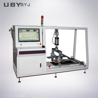 China UP-4024 Shoes Slip Resistance Friction Testing Machine Compliant With ASTMF609 ASTMF2913 SATRA TM144 Featuring 1000N Vertical Pressure and 500mm/s Test Speed for sale
