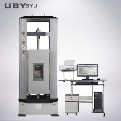 China UP-2004 High Low Temperature Tensile Testing Equipment with Environmental Chamber and 10KN Maximum Test Force for sale