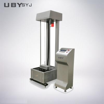 China UP-4017 Safety Footwear Impact Testing Machine with Adjustable Drop Height 0-1200mm and 200J Impact Energy EN/ISO Meets EN ASTM F2412 BS CSA GB Standards for sale