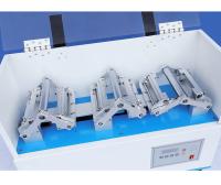 China UP-4034 Multi-Station Shoe Sole Flexing Tester with 3 or 6 Stations 90° ± 2° Bending Angle and 125 - 150 cpm Speed for sale
