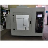China UP-5032 Angle Adjustable Plastic Burning Rate Test Apparatus with Mitsubishi PLC Control and 20mm～125mm Flame Height for sale