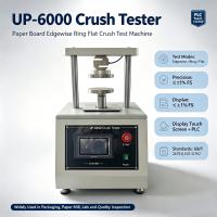 China UP-6000 Ring Crush Tester with High-grade Ball Screws, Digital Display, and Computer Control for Precision Compression Testing for sale