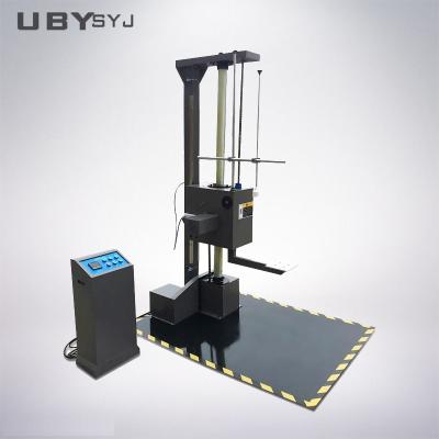 China UP-3001 Single Arm Drop Test Machine with Adjustable Drop Height and Single Arm Double Column Structure for ISO ISTA Standard Packaging Testing for sale