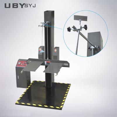 China ISO2248 ASTM D5276 Compliant Dual-Arm Drop Tester with 60kg Maximum Weight for Three-Dimensional Drop Test Impact Resistance Testing Equipment for sale