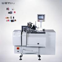China Fully Automatic Hang Tag Stringer Machine with 5000 pcs/h Capacity, Touch Screen HMI, and Multiple String Materials Compatibility for sale