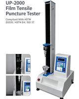 China Film Tensile and Puncture Tester Universal Testing Machine with ±0.5% Accuracy 800mm Test Stroke and Stepper Motor Driven for sale