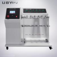 China 6-Station Independent Cable Wire Bending Tester with Adjustable 10° to 180° Angle and Auto-Break Detection for USB Cord Flex Endurance Testing for sale