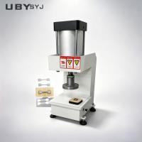China Dumbbell Sample Cutter Tensile Test Die Cutter Compliant With ASTM D412 D638 High-Precision Hardened Tool Steel 120mm Pressure Plate Diameter for sale