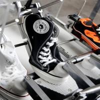 China Fully-Automatic Footwear Flex Fatigue Testing Equipment with 0~90° Adjustable Flexing Angle and 100 ± 5 cpm Test Speed for sale