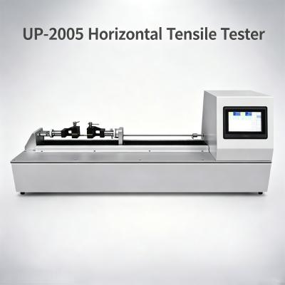 China Horizontal Tensile Testing Machine with 1~500 mm/min Test Speed 600mm Stroke and Touch Screen Control for Material Testing for sale