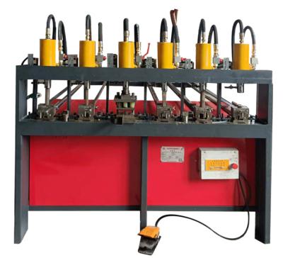 China C-Shaped Steel Channel Semi-Automatic Six Station Punching Machine with Dual Servo System and C-Type Frame Structure for sale