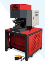China Semi Automatic Corner Punching Machine for Guardrail - 3.0-4.0mm Pipe Thickness with Precision Angle Control for sale