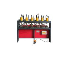 China MZ-63BZD6-220V Semi-Automatic 6-Station Aluminum Alloy Anti-Theft Window Punch Machine for sale