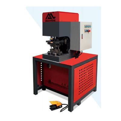 China Semi Automatic Corner Punching Machine for Ladder Manufacturing - 3.0mm to 4.0mm Pipe Capacity with Custom Station Options for sale