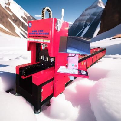 China Precision CNC Tube Cutting Machine 200-6000mm Work Size IP54 Protection ±20um Accuracy for sale