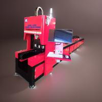 China Square Tube Cutting Machine 6000mm Length 350mm Capacity with Fiber Laser Technology for Metal Fabrication for sale