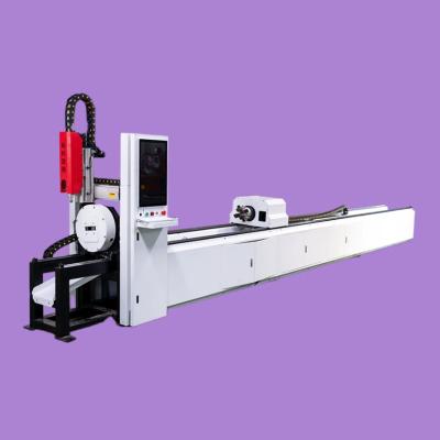 China Mingzhou MY10 Square Tube Cutting Machine 0-45° Angle CNC Dual Servo 1.5KW-2.5KW for sale