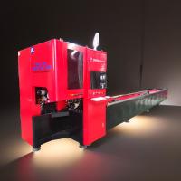 China Metal Tube Laser Cutting Machine 6m-12m Length Water Cooling Fiber Laser 8-230mm for sale