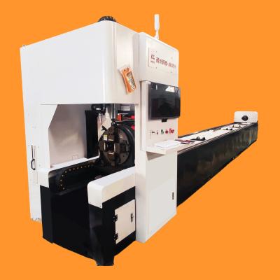 China Mingzhou NY120 Automatic Aluminum Tube Cutting Machine 3KW PLC Control 10-100 Inches Per Minute for sale