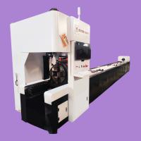 China Automatic Aluminum Tube Cutter for φ8mm-φ120mm Round Pipes with PLC Control and 10-100 IPM Cutting Speed for sale