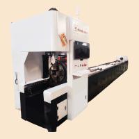 China Mingzhou NY120 Fiber Laser Tube Cutter with 6m Cutting Length and ±0.2mm Accuracy for Square Tubes for sale
