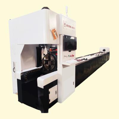 China Mingzhou NY120 Fibre Laser Square Tube Cutting Machine 6m Length 220V for sale