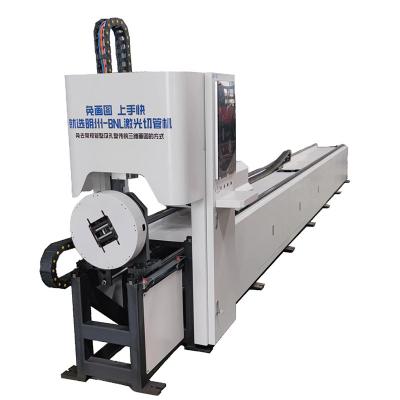 China Water Cooling CNC Square Tube Cutting Machine 0-45mm Tailings 380V/220V Dual Voltage Industrial Laser Cutter for sale