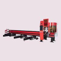 China Metal Tube Laser Cutting Machine 1000W-4000W with 6m-12m Length and ±0.03mm Precision for sale