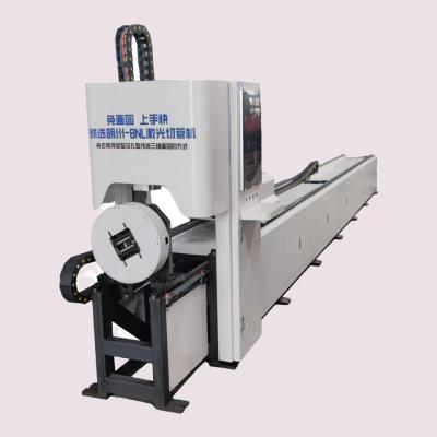 China Electric CNC Square Tube Cutting Machine 6000mm/min Speed 380V Power with 6m Cutting Length for sale