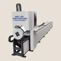 China 6m CNC Square Tube Cutting Machine with Dual Servo Motors 3.5KW Power 6000mm/min Speed for sale