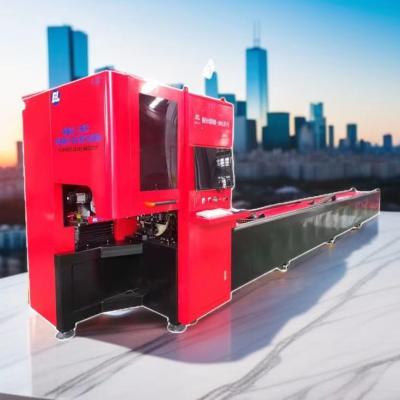 China Water Cooling Metal Tube Laser Cutter φ8mm-φ230mm Pipe Cutting Machine for sale