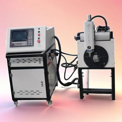 China 10-100mm Range Laser Pipe Cutting Machine with Water Cooling and CNC Control System for sale
