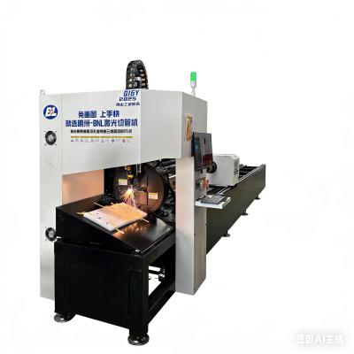 China CNC Laser Tube Cutter ±0.02 mm Repeatability 6250 mm Pipe Length for Industrial Metal Cutting for sale