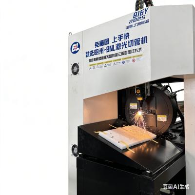 China Laser Pipe Cutting Machine Q16Y 6000mm Processing Length φ15mm-φ160mm Tube Laser Cutter for sale