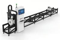 China Mingzhou M12Y Fully Enclosed Metal Tube Laser Cutting Machine 380V 50Hz Water Cooling for sale